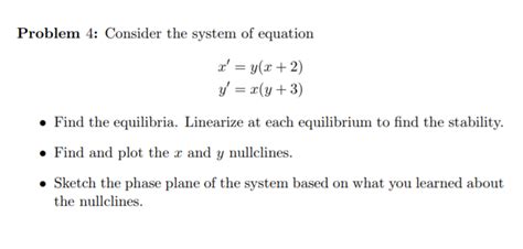 problem 4 consider the system of equation z y x