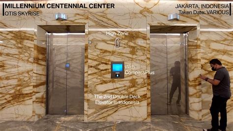 Otis Skyrise Double Deck Elevators At Millennium Centennial Center