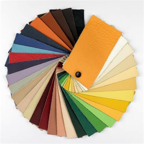 Premium Photo Leather Color Swatch