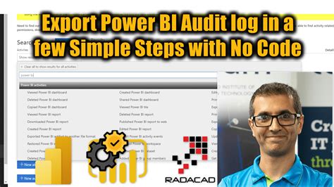 Export Power Bi Audit Log In A Few Simple Steps With No Code Radacad