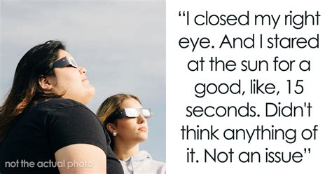 Woman Defies Warnings And Looks Straight At The Solar Eclipse Warns Others Not To Do The Same