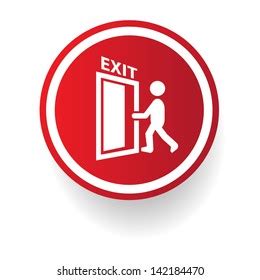 Exit Symbolvector Stock Vector Royalty Free Shutterstock