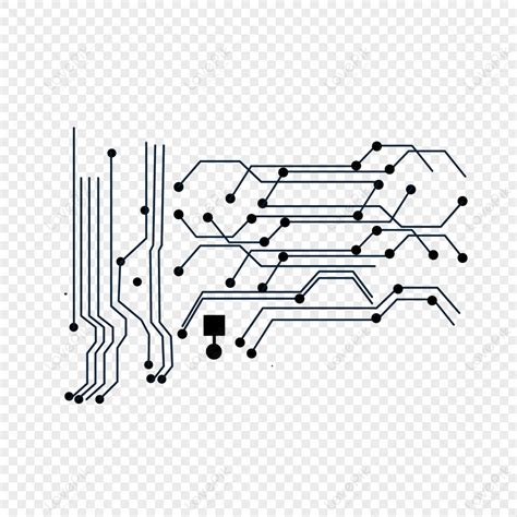 기술 회로 기판 전자 부품 과학 기술 회로도 Png 일러스트 무료 다운로드 Lovepik