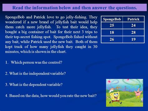 Identifying Independent Variables Practice