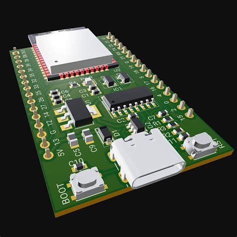 do pcb design pcb layout circuit schematic 3d model esp32 code for