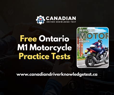 Pass Your M1 Motorcycle Test Canadian Driver Knowledge Test