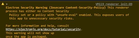 Unsafe Eval · Guasam Electron React App · Discussion 42 · Github