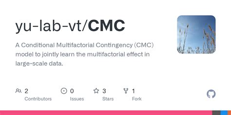 Github Yu Lab Vtcmc A Conditional Multifactorial Contingency Cmc
