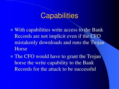 Ppt Capability Based Security Powerpoint Presentation Id3009393