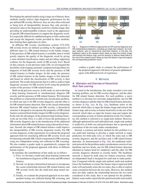 Solution Simultaneous Diagnosis Of Severity And Features Of Diabetic Retinopathy In Fundus