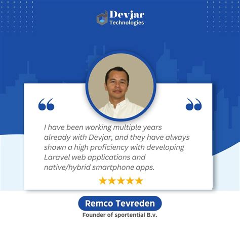 Devjar Technologies On Linkedin Clienttestimonial Happyclient