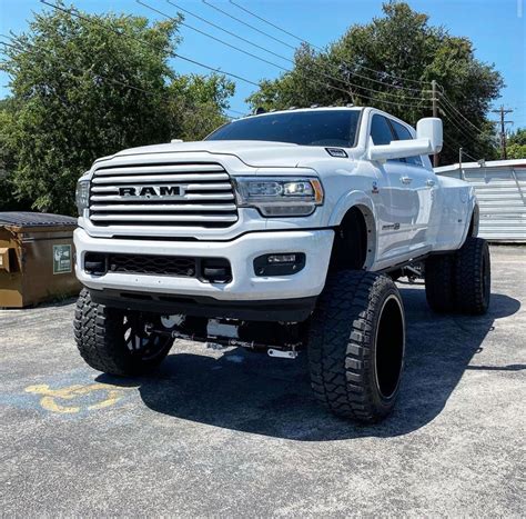 Lifted Ram 3500 Dually Cummins Diesel With Air Ride And 40s Oem