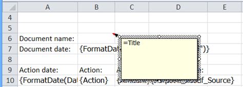 Configuring Excel Templates Jungledocs Documentation