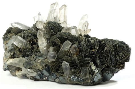 镜铁矿水晶晶簇 中国地质大学逸夫博物馆馆藏精品画册 图片