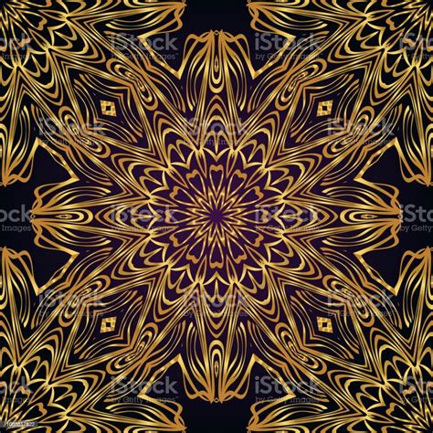 추상적인 기하학적 꽃 색상 완벽 한 레이스 패턴입니다 초대 카드에 대 한 세련 된 패션 디자인 배경입니다 일러스트 레이 션 0명에 대한 스톡 벡터 아트 및 기타 이미지