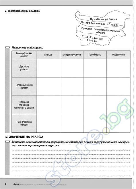 Store Bg Работни листове по география и икономика за 10 клас Милка Мандова Русинчовска