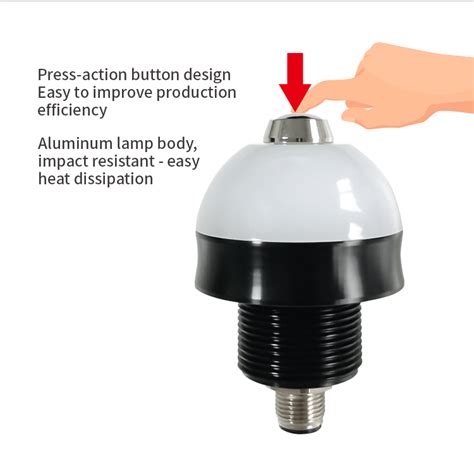 Custom Intelligent B50 3colors Push Button Led Signal Lightintelligent