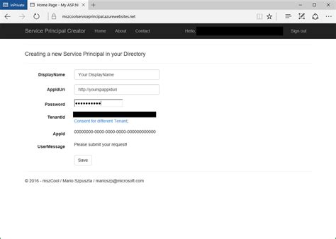 Github Mszcoolazureadmultitenantserviceprincipal Multi Tenant Web