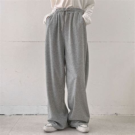 11할인숏and롱기장선택남녀공용 편하고 핏좋은 밴딩 하이웨스트 통와이드 데일리 트레이닝 팬츠 2color