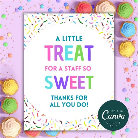 Employee Appreciation Sign Printable Teacher Appreciation Sign