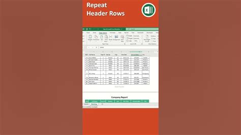 Repeat Table Headers On Every Page In Excel Sheets Easily Youtube