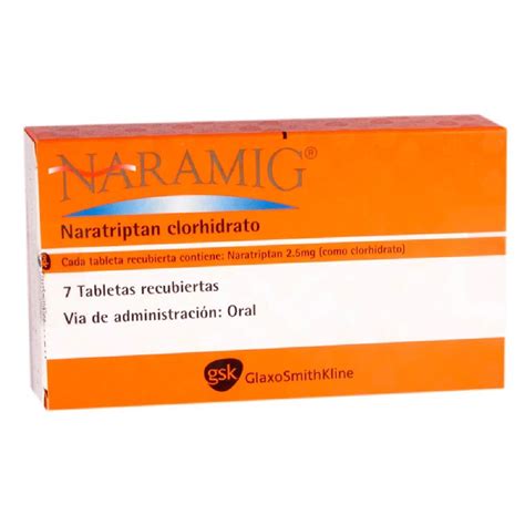 Naramig 25 Mg Caja X 7 Tabl