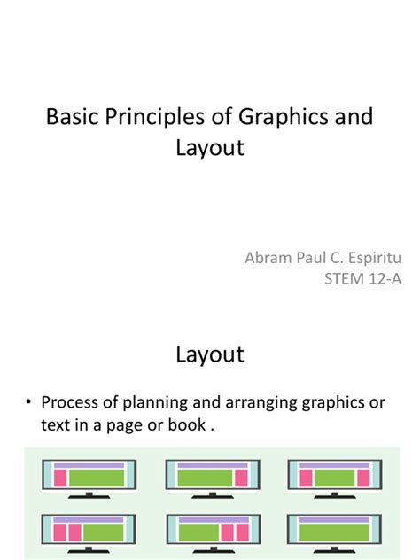 Basic Principles Graphics Layout Pdf Page Layout Communication Design
