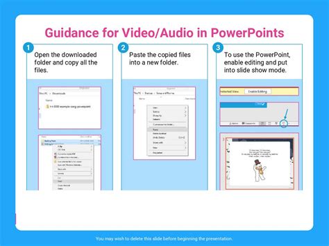 Guidance for video audio in PowerPoints презентация онлайн