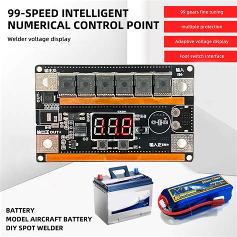 휴대용 Diy 스폿 용접기 키트 12v 18650 리튬 배터리 에너지 저장 스폿 용접 기계 Pcb 회로 기판 납땜 장비