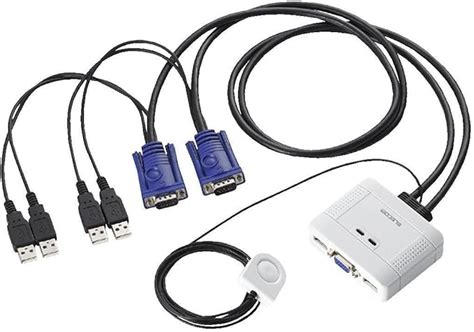 Amazon Com Erekomu KVM Switch USB VGA Electronics