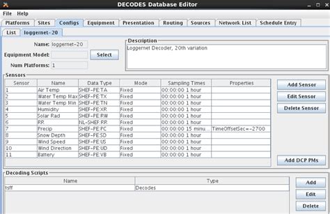 Decodes Platform Decoding Guide — Opendcs 70 Documentation
