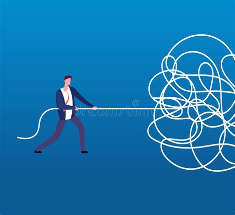 Unraveling Tangled Stock Illustrations 267 Unraveling Tangled Stock Illustrations Vectors