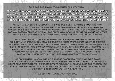 Announcement Good Bye By Rayson Hentai Foundry