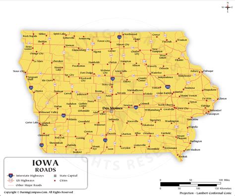 Road Map Eastern Iowa At Ruben Williams Blog