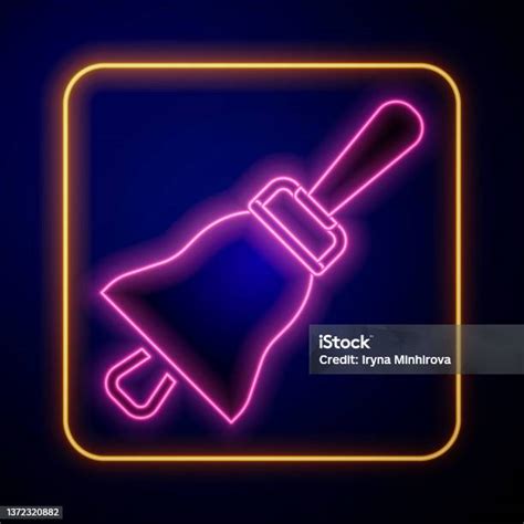 검은 색 배경에 고립 된 빛나는 네온 링 벨 아이콘 알람 기호 서비스 벨 핸드벨 기호 알림 기호 벡터 교육에 대한 스톡 벡터 아트 및 기타 이미지 Istock