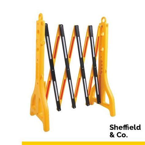 Sheffield Plastic Extendable Traffic Barricade 100cm Jc2204 2 Pcs Lazada Ph