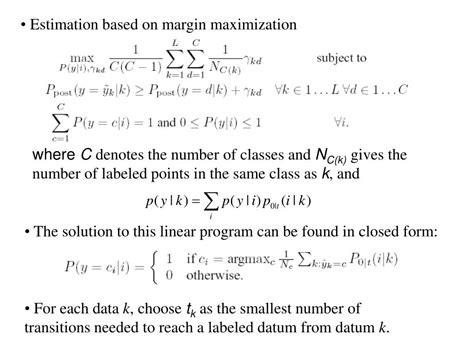 Ppt Partially Labeled Classification With Markov Random Walks