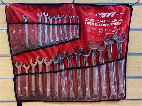 Tti Tassm27 24 Piece Anti Slip Spanner Set With Spanner Holder