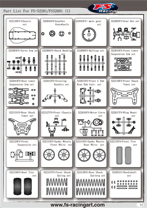 FS RACINGPROFESSIONAL MODEL PRODUCTS MANUFACTURER