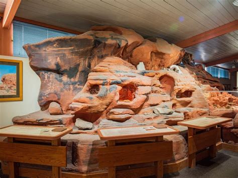 Interior View Of The Visitor Center In Valley Of Fire State Park
