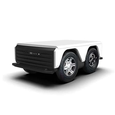 Autonomous Food Delivery Robot Chassis Unmanned 4wd Smart Vehicle Robot