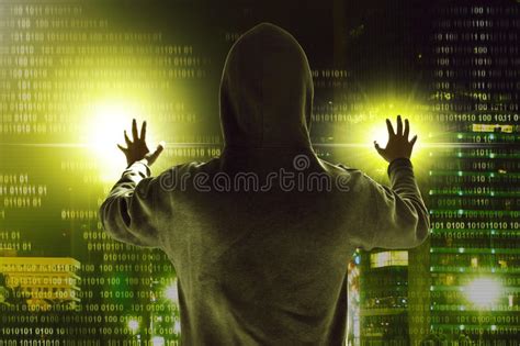 hacker stealing data stock image image of coding safety 81875031