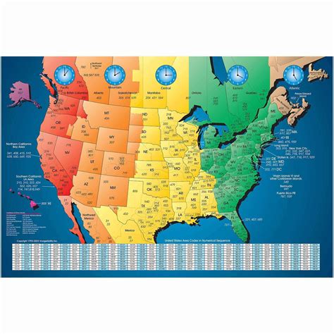 Free Printable United States Area Code Map Download Free Printable