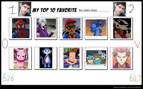 My Top 10 Benjamin Diskin By Darina3 On Deviantart