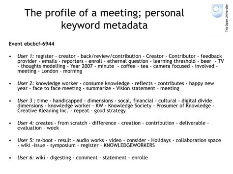 Ppt Flashmeeting Metadata Visualizations Plotting Attendance And Reuse Powerpoint