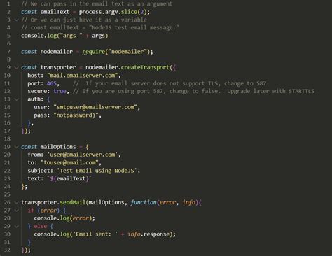 Send An Email With Nodejs Incredigeek