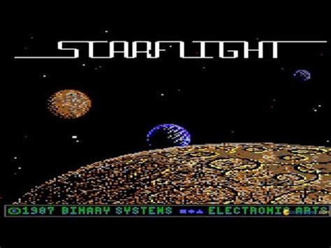 Starflight Gameplay Pc Game 1986 Youtube