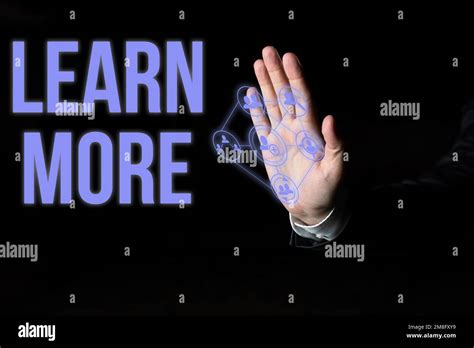 Handwriting Text Learn More Word Written On Deepen Knowledge Of The Thing You Want To Do Or New