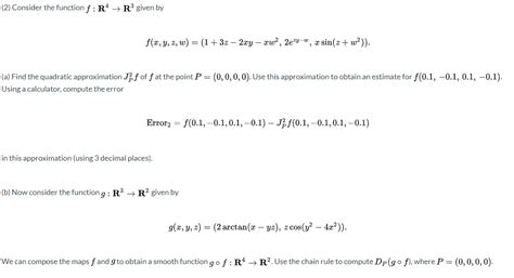Consider the function f R Rº given by Chegg com