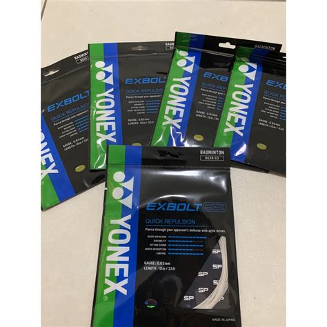 Yonex String Exbolt 6365 Original Shopee Malaysia
